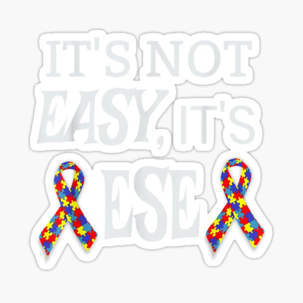 "SPED Special Education ESE Teacher Autism Awareness Puzzle" Sticker ...