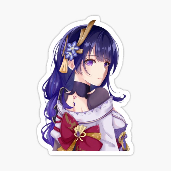 "raiden shogun" Sticker by AdamPaul67 | Redbubble