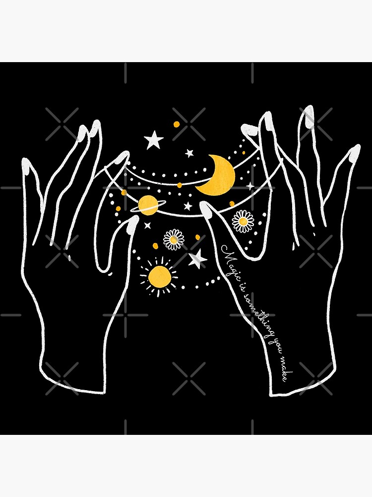 "Mythical hands around the solar system - space" Poster for Sale by ...