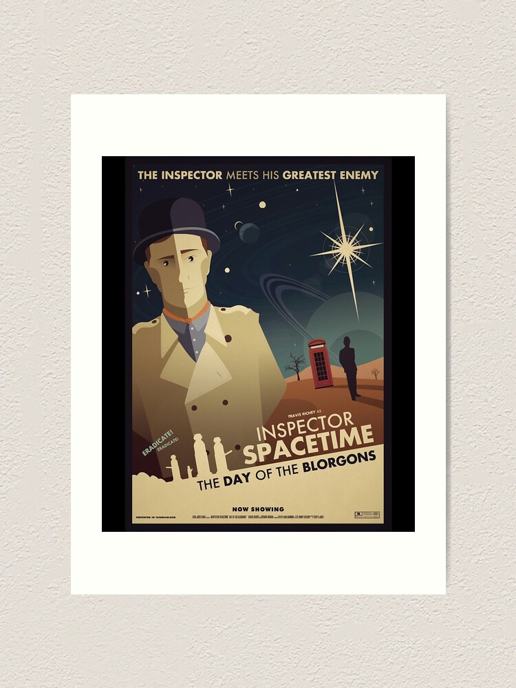 "Inspector Spacetime Day Of The Blorgons" Art Print for Sale by ...