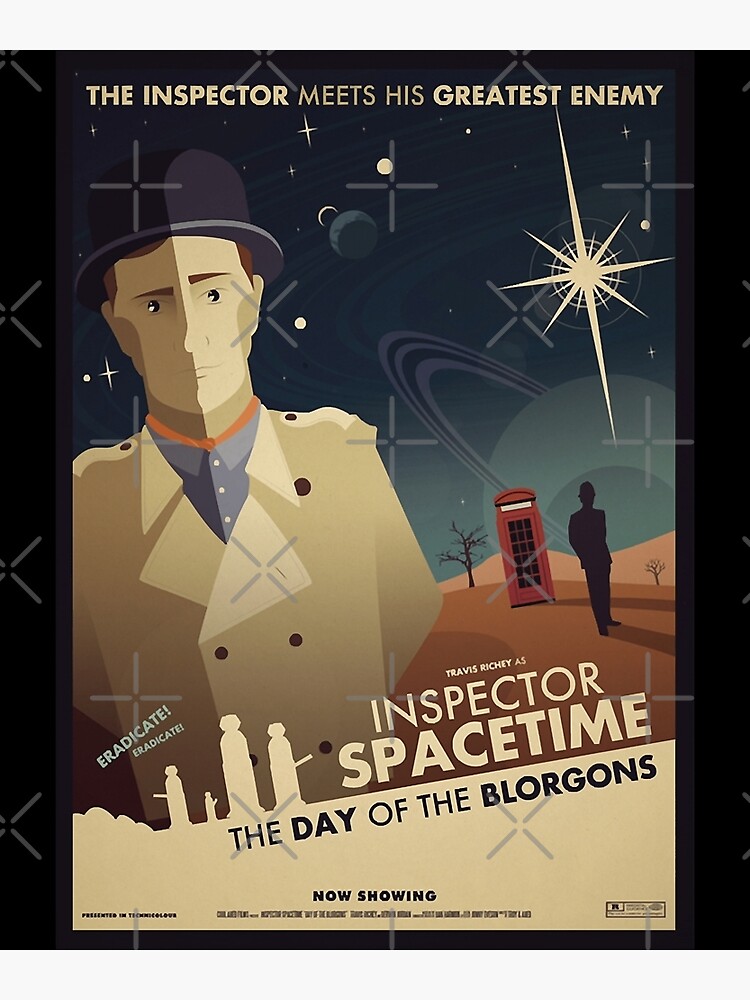 "Inspector Spacetime Day Of The Blorgons" Art Print for Sale by ...