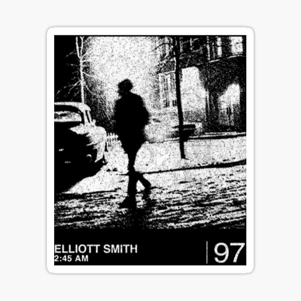 "Elliott Smith Poster" Sticker for Sale by andrewmichel | Redbubble