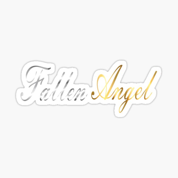 "fallen angel" Sticker for Sale by JASCKSHIRTS | Redbubble