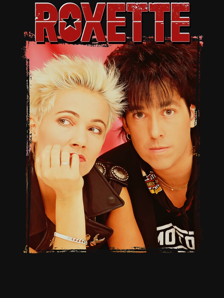 "Roxette " T-shirt for Sale by MySTREEET86 | Redbubble | roxette t ...