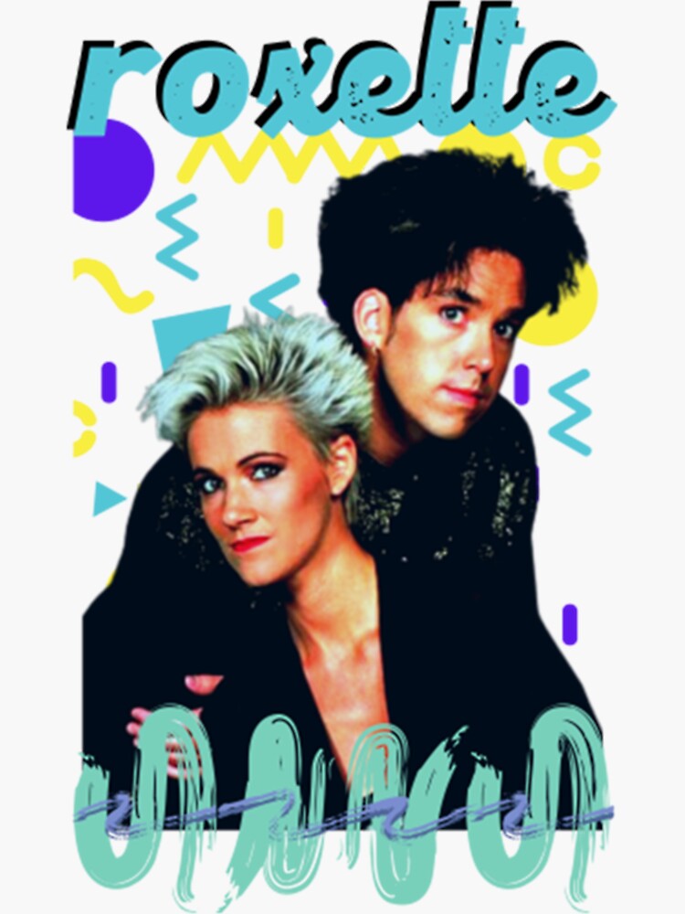 "Roxette" Sticker for Sale by MySTREEET86 | Redbubble