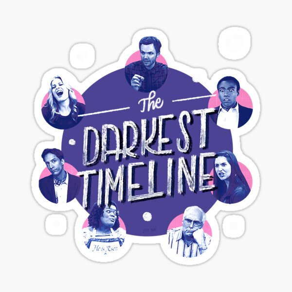 "The Darkest Timeline Active" Sticker for Sale by JoseAngie6 | Redbubble