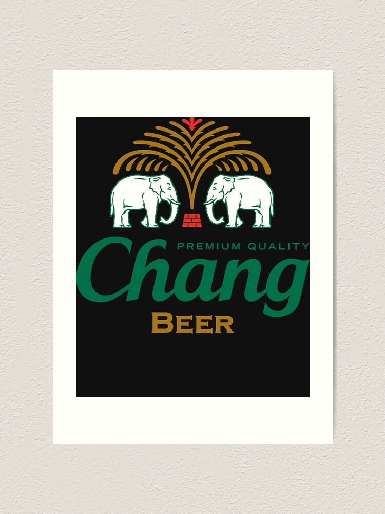 "Thailand chang beer bottle label เบียร์ ช้าง essential t shirt" Art ...