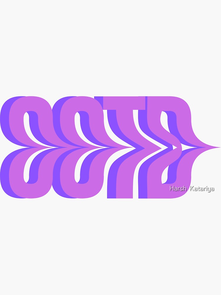 "OOTD" Sticker by Yash0707 | Redbubble