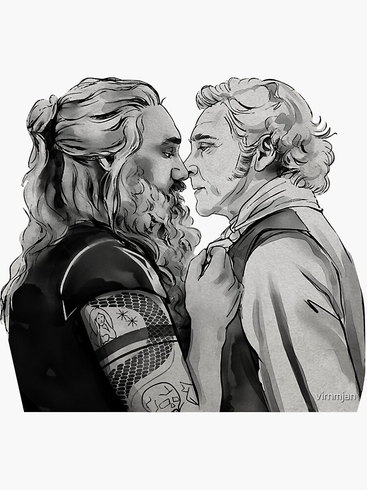 "Stede Bonnet and ed teach affection Essential" Sticker for Sale by ...