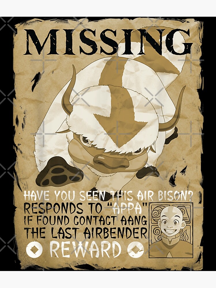 "Missing Bison Poster Appa" Poster for Sale by PhilFlowerss | Redbubble