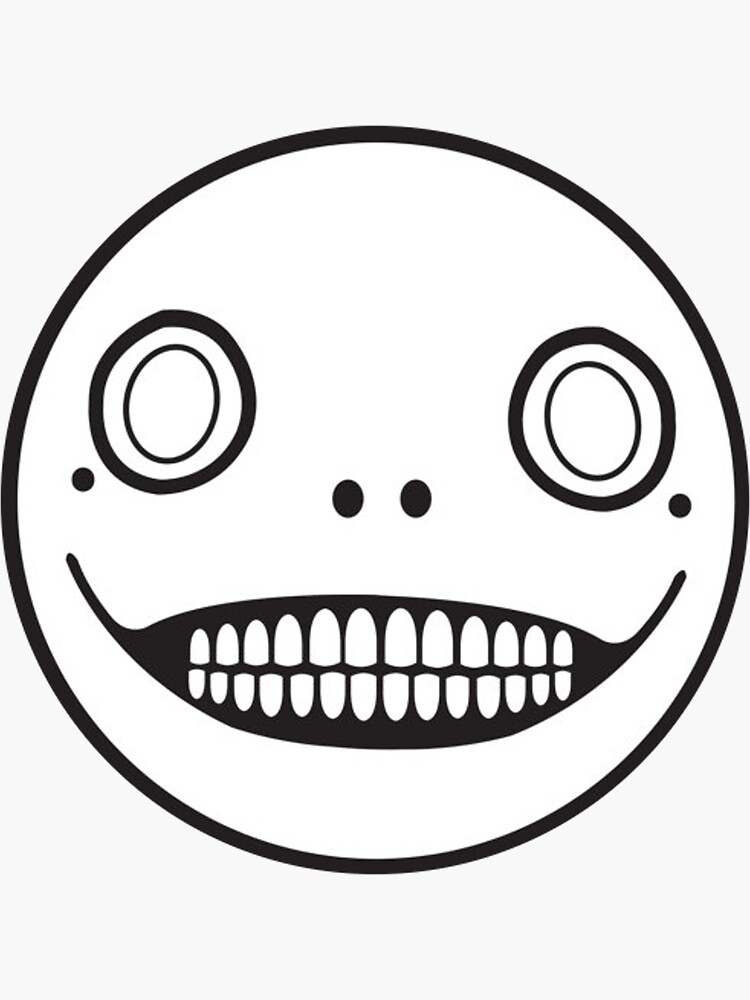 "Nier: Automata Emil Mask" Sticker for Sale by SugoiPotato | Redbubble