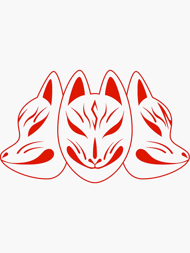 "Babymetal fox logo moa su yui classic t shirt" Sticker by nervousn7165 ...