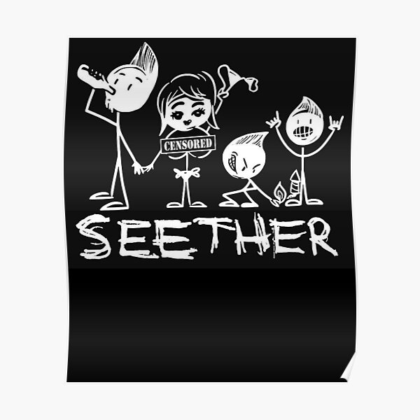 "seether-logo" Poster for Sale by AngelaStarr546 | Redbubble