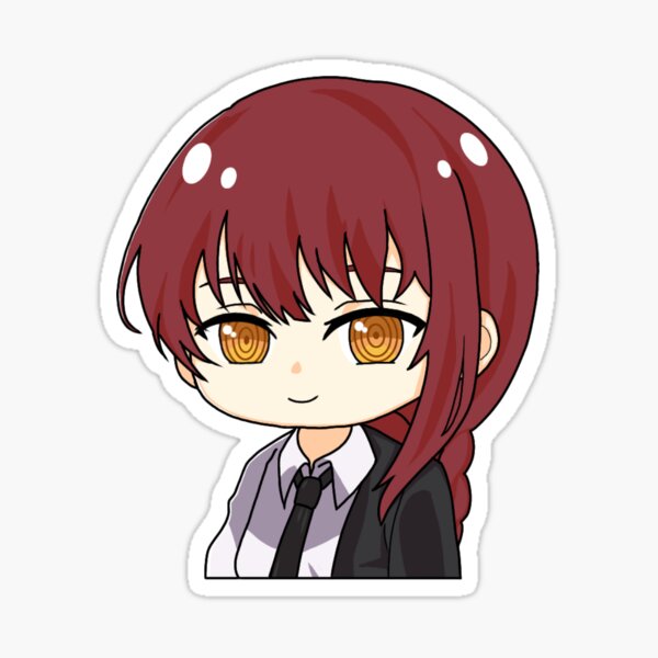 "Makima - Chainsaw Man" Sticker by lemonsquashstar | Redbubble