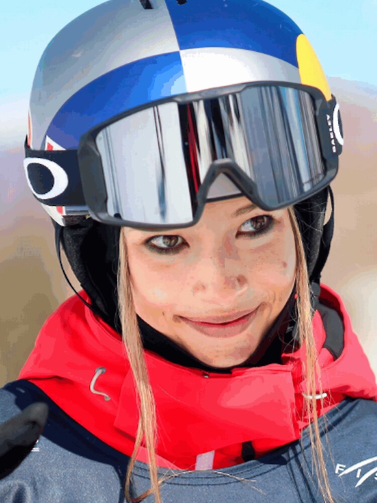 "eileen gu freestyle skier eileen gu olympic gold medals" Sticker by ...