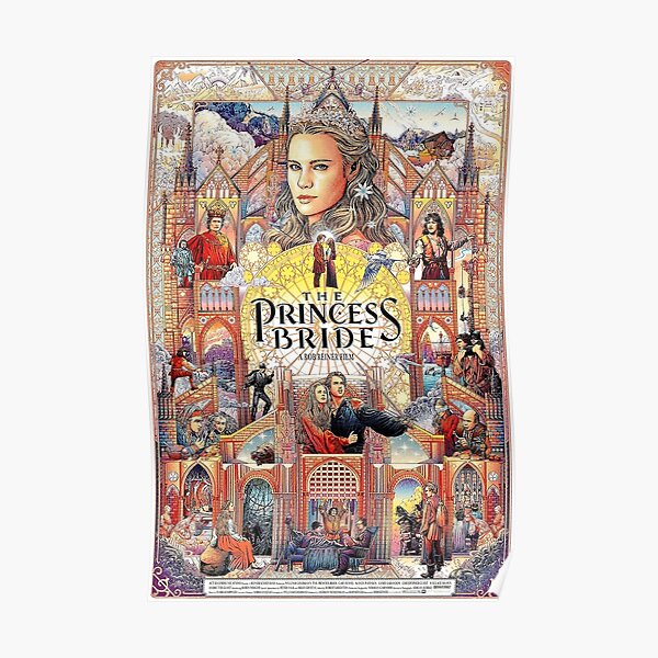 "Princess Bride poster" Poster by helenmendez | Redbubble