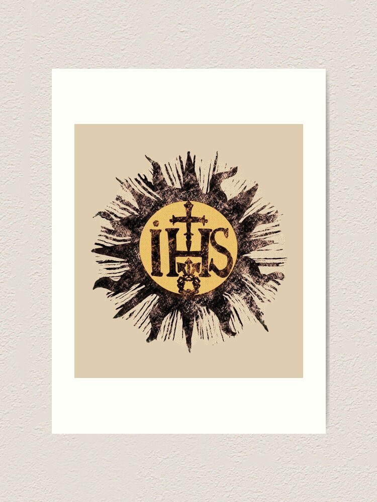 "Ihs Jesus Christ Christogram" Art Print for Sale by ADMG | Redbubble