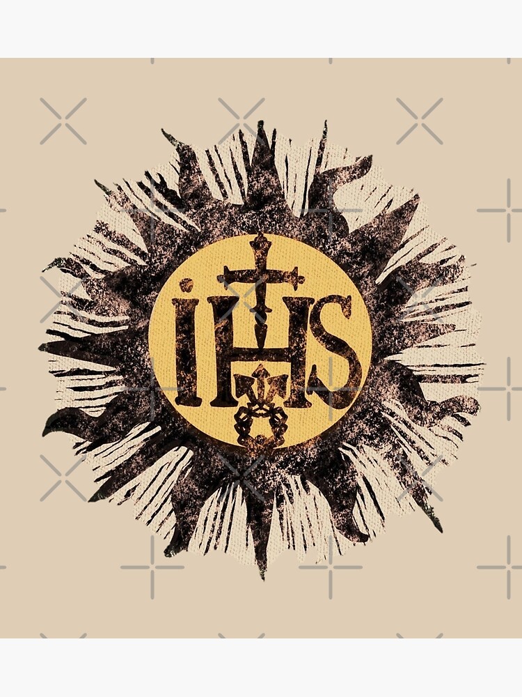 "Ihs Jesus Christ Christogram" Poster by ADMG | Redbubble