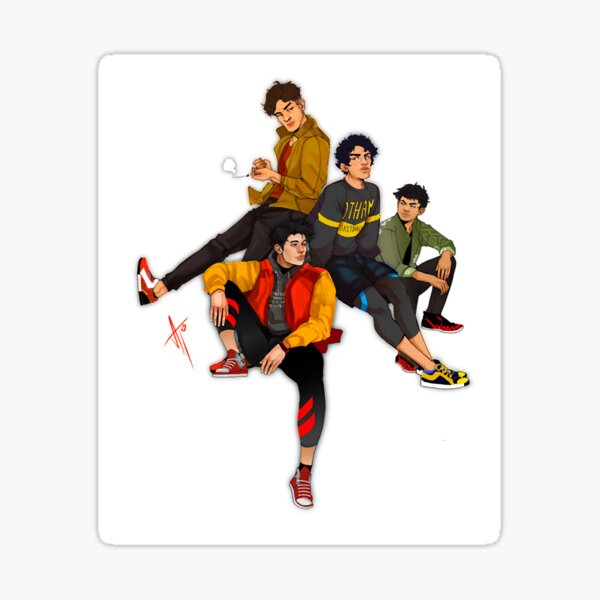 "Batfam Brothers Funny Gifts Men" Sticker for Sale by RubyDavid8 ...