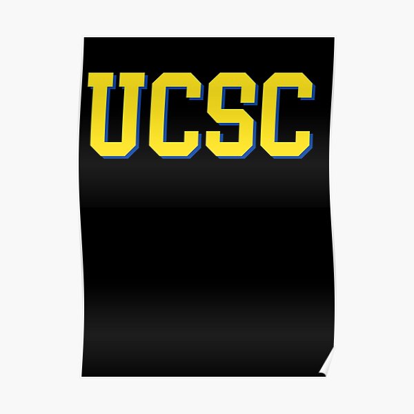 "uc santa cruse ucsc " Poster for Sale by Color-co | Redbubble