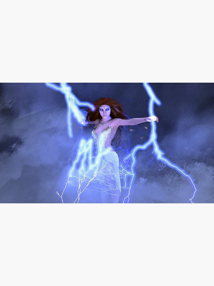 "Electrika the Electromancer" Poster by sciencenotes | Redbubble