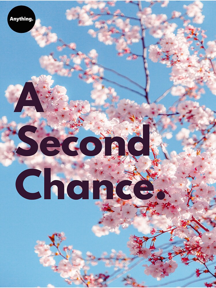 "A Second Chance." Sticker for Sale by Be-Anything | Redbubble