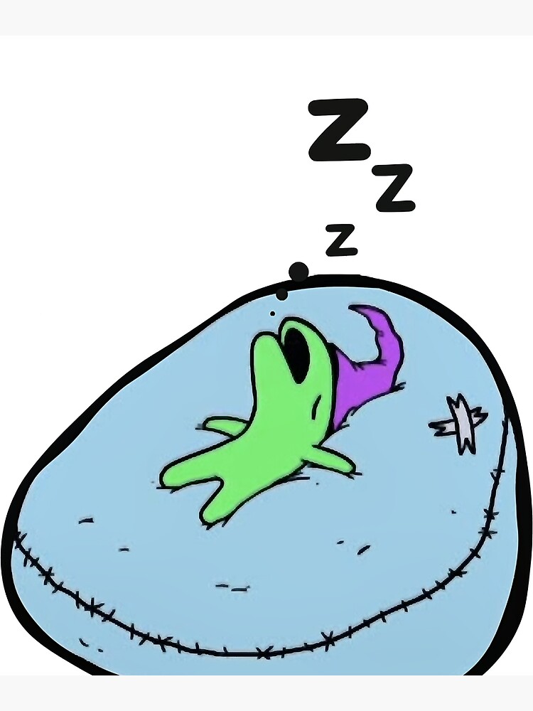 "Smiling Friends sleeping glep" Poster for Sale by AllanNone68 | Redbubble