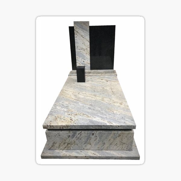 "marble gravestone" Sticker by Claraveritas | Redbubble