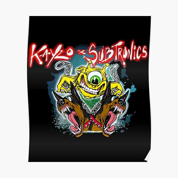 "Subtronics" Poster for Sale by luiist | Redbubble