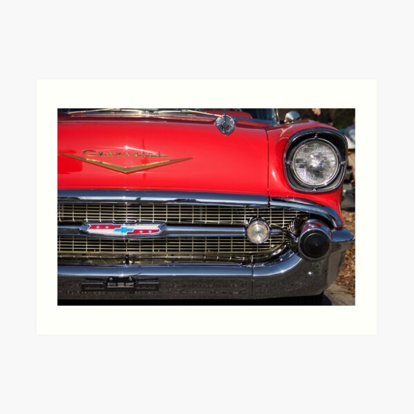 "'57 Chevy Nose" Art Print by unofficialstig | Redbubble