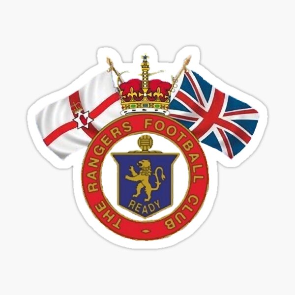 "The Rangers Football Club Classic " Sticker by ReadeNancy | Redbubble