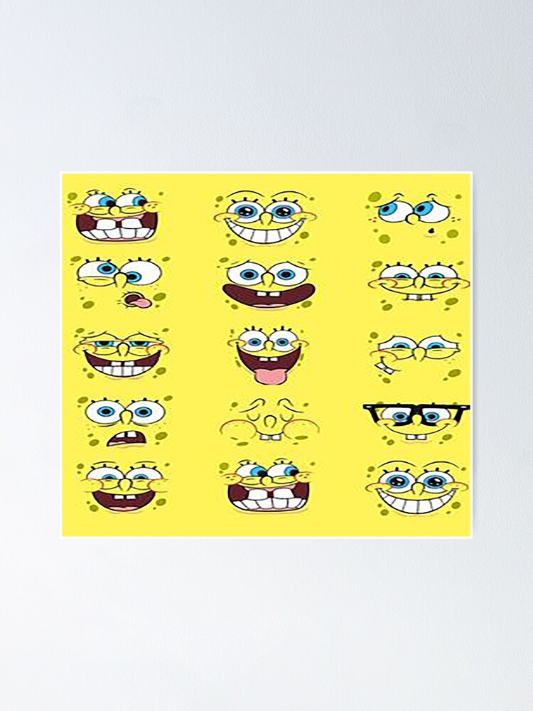 "spongebob squarepants products" Poster for Sale by The-Baron-simba | Redbubble