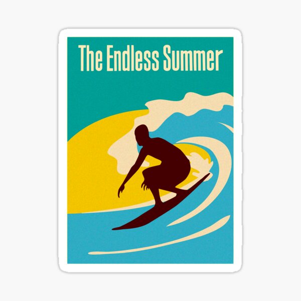 "The Endless Summer My Favorite" Sticker by MatthewEunice2 | Redbubble