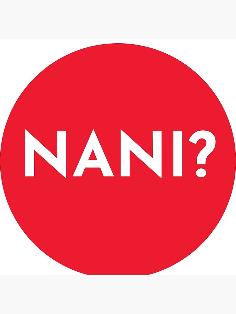"Pop Socket Anime | Japanese Wave Art | Nani Meme" Poster for Sale by ...