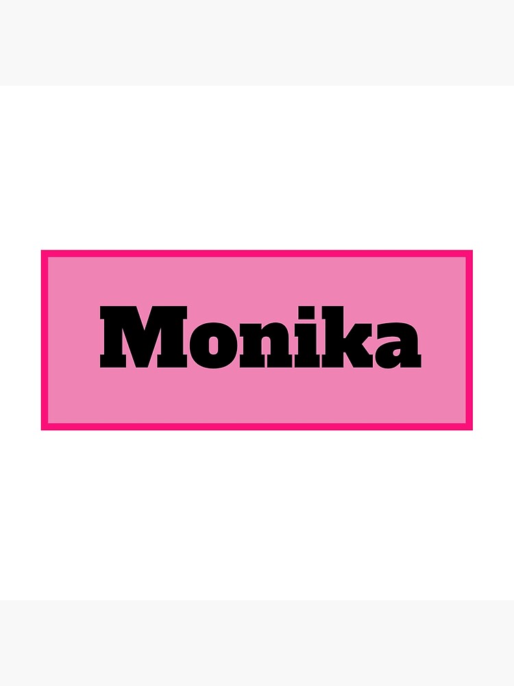 "Monika Name" Poster for Sale by NameMatters | Redbubble