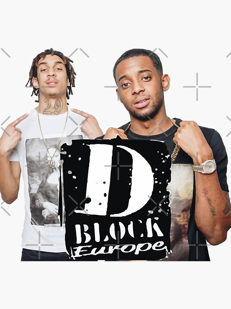 "Music Vintage Retro D Block Europe Gifts For Music Fans" Sticker by ...