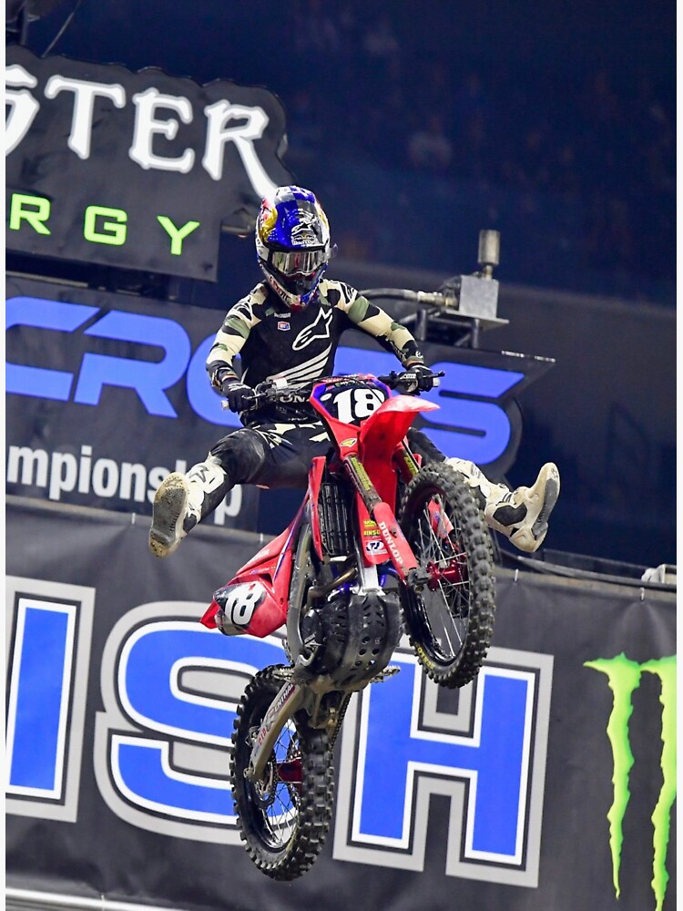 "Jett Lawrence JJ18" Sticker by Denikstores | Redbubble