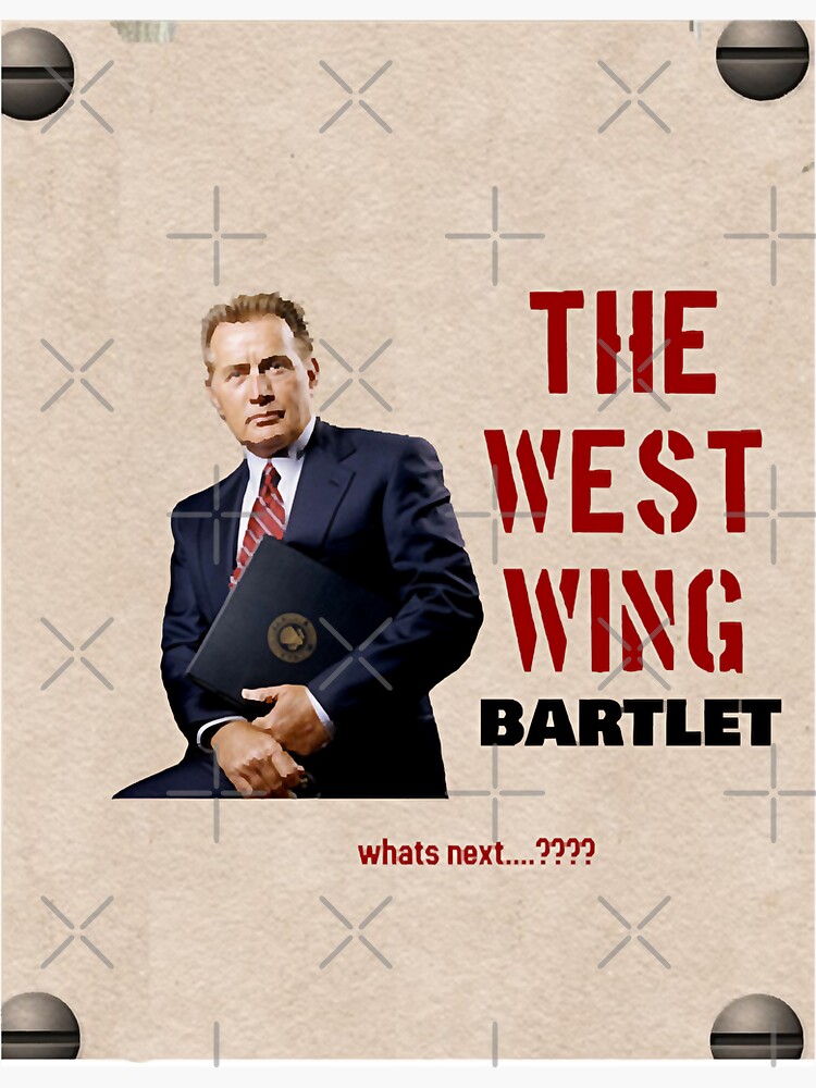 "Funny Gifts Boy Girl The West Wing" Sticker by ChristineHenry4 | Redbubble