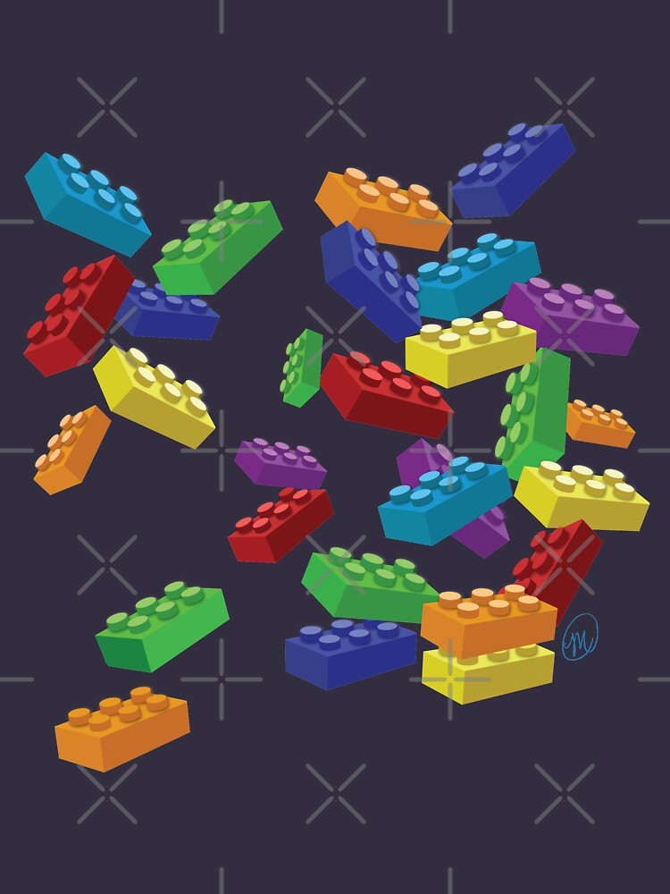 Falling Legos 2 | Essential T-Shirt sold by Cherub Consulting | SKU ...
