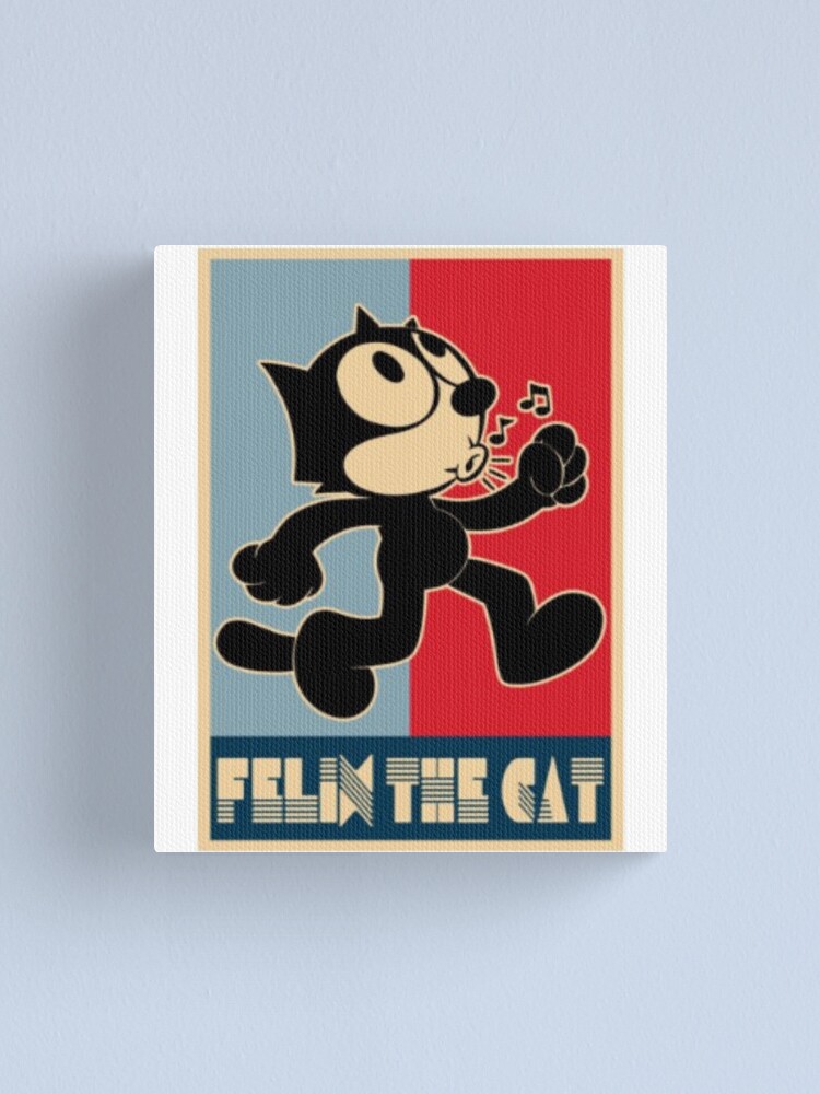 "Felix the cat middle finger vintage." Canvas Print for Sale by ...