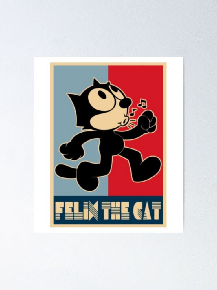 "Felix the cat middle finger vintage." Poster by soniya20 | Redbubble