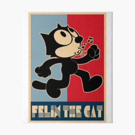 "Felix the cat middle finger vintage." Art Board Print by soniya20 ...