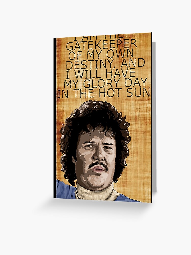 "Nacho Libre - Inspirational Quote" Greeting Card for Sale by ...