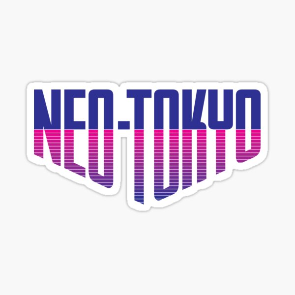 "Neo Tokyo" Sticker for Sale by jcoffeydesign | Redbubble