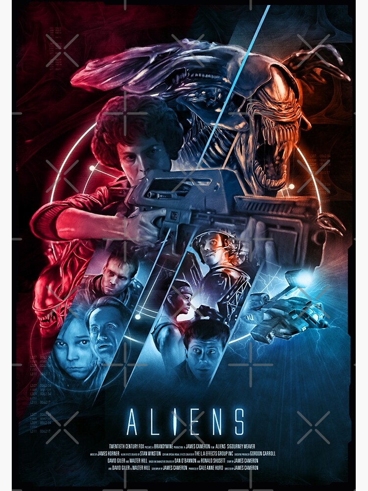 "Aliens (1986)" Poster for Sale by AlienFanArt | Redbubble