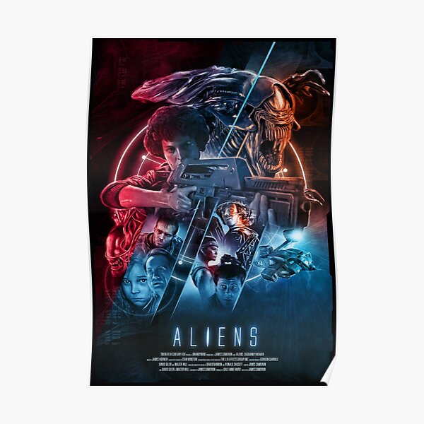 "Aliens (1986)" Poster for Sale by AlienFanArt | Redbubble