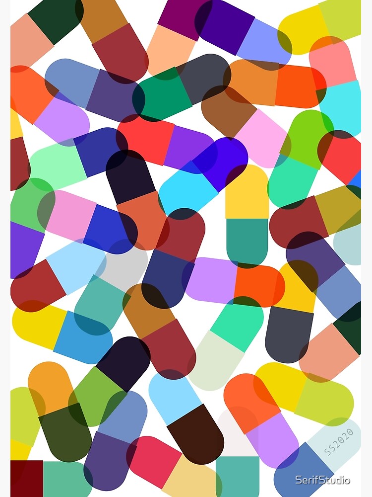 "Pill Art Print • Damien Hirst Inspired • Wall Art" Poster for Sale by ...