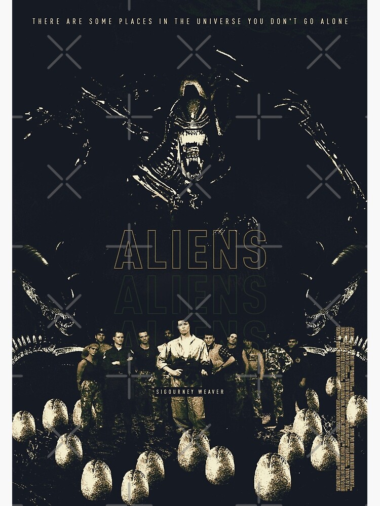 "Aliens (1986)" Poster for Sale by AlienFanArt | Redbubble