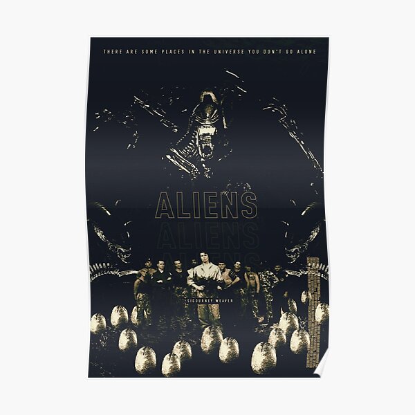 "Aliens (1986)" Poster for Sale by AlienFanArt | Redbubble