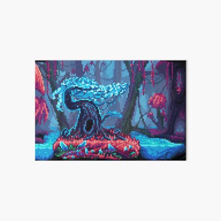 "Magical Swamp Tree Pixel Art" Art Board Print by Runic-Pixels | Redbubble